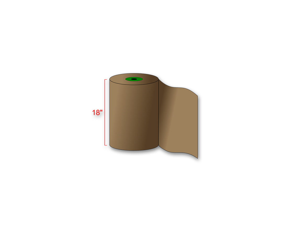 18" Kraft Paper Roll – wolfpack.ca
